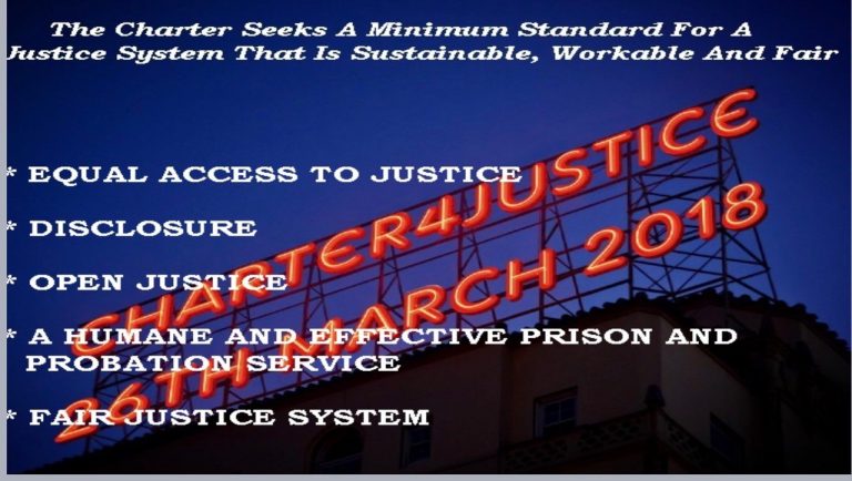 Charter for Justice - launched! | Lccsa